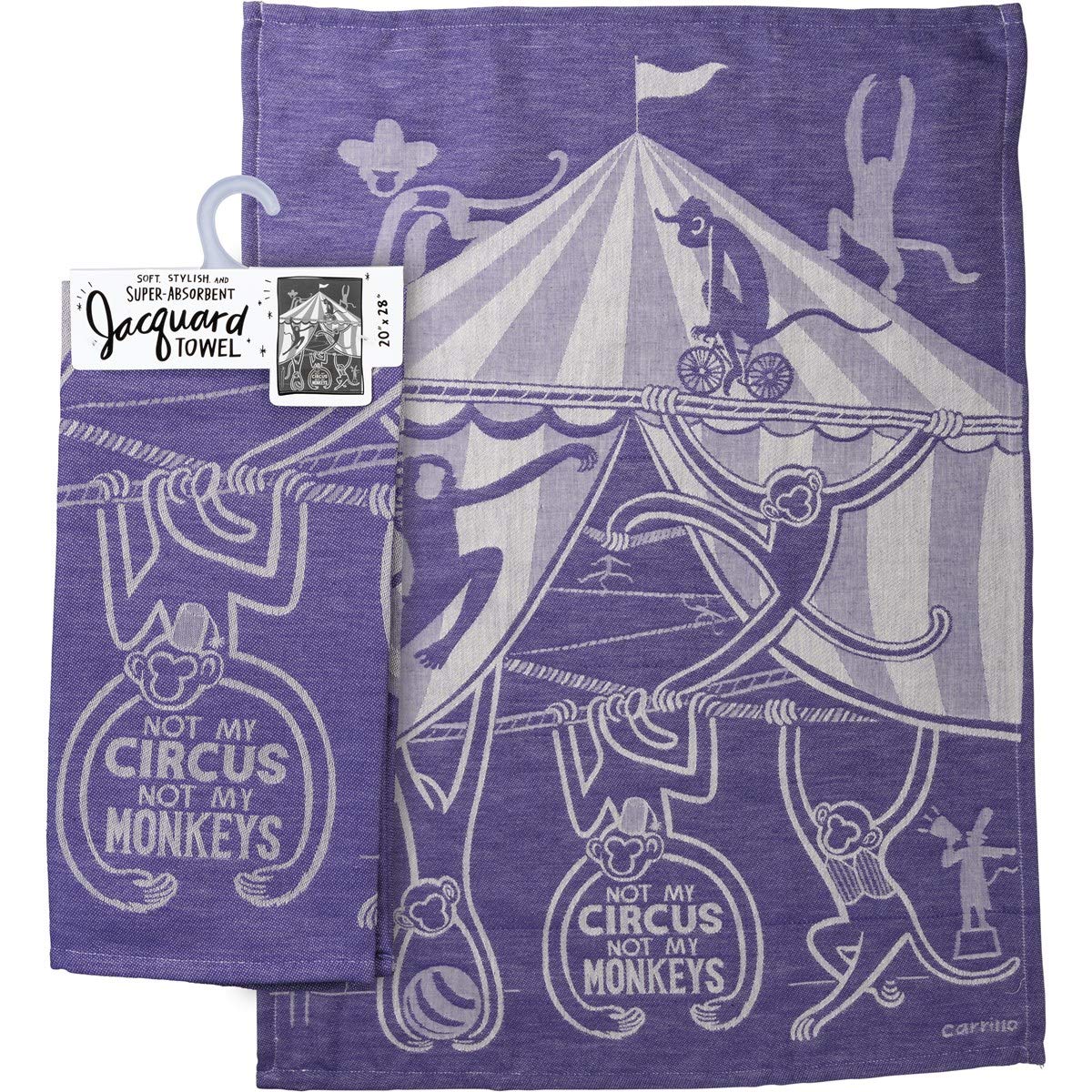 Kitchen Towel - Not My Circus Not My Monkeys