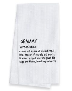 zwzxr grammy definition kitchen towels dish towels dishcloth,grammy grandma appreciation decorative absorbent drying cloth hand towels tea towels for bathroom kitchen,grandma grammy birthday gifts