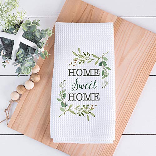 CANARY ROAD Home Sweet Home Dish Towel | Housewarming Present | New Homeowner Gift | Housewarming Towel | New Home Owner Present