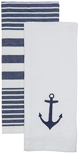 DEI Anchor Dish Towel, 18" x 28", Mulitcolor