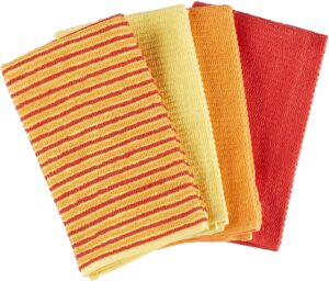 fiesta bar mop towel (set of 4) color: sunny stripe