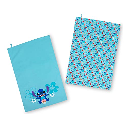 Disney Lilo & Stitch Kitchen Tea Towels | Set of 2