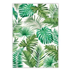 michel design works kitchen towel, palm breeze