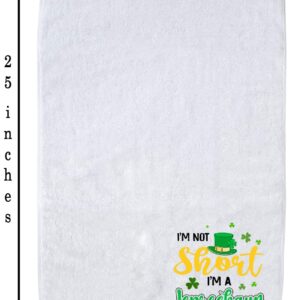 St Patricks Day Kitchen Dish Tea Towel Decoration | Decorative Bathroom Hand Decor | Holiday Shamrock Gnomes Bath Towels | Spring Winter Green Home Decor | Saint Patrick's Day Paddy's Day Paddys