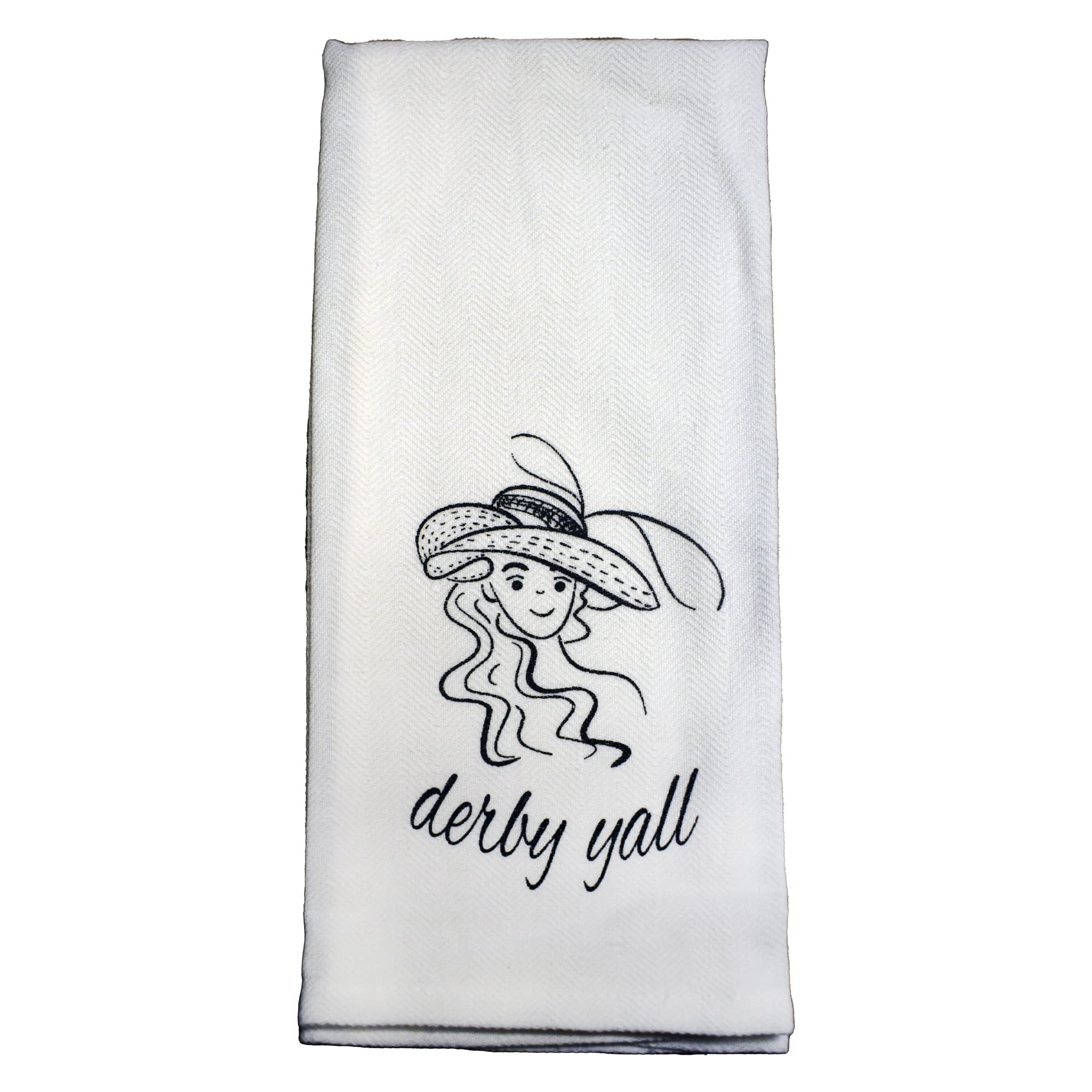 Derby Party Tea Towel - Derby Ya'll