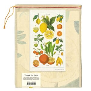 Cavallini - Cotton - Citrus Tea Towel