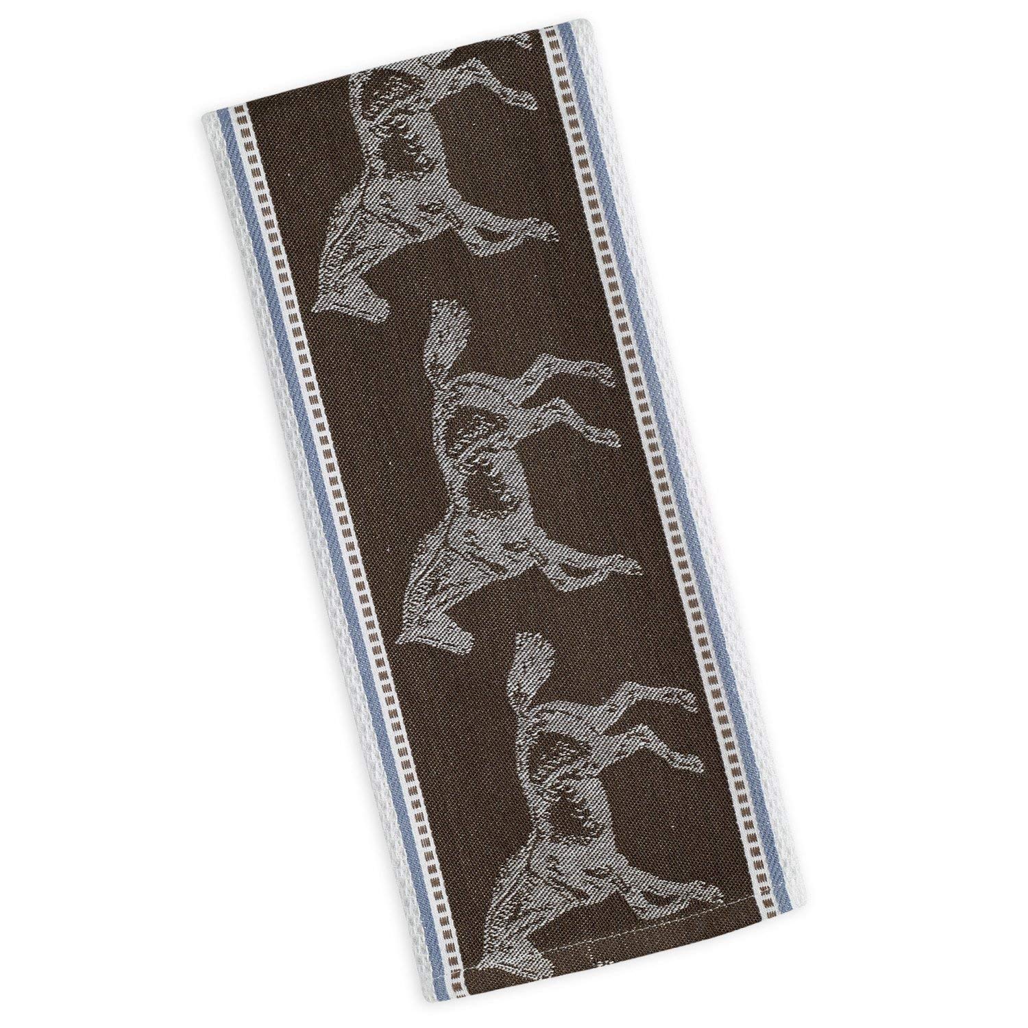 DII Design Imports Running Horse Jacquard Cotton Dish Towels (2)