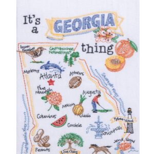 Kay Dee Designs 2 Piece Home State of Georgia Embroidered Kitchen Towel Bundle