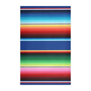 kigai kitchen dish towels mexican serape blanket stripes soft tea towel set of 4 absorbent dishcloths hand towels for dish clean cloth 28" x 18"