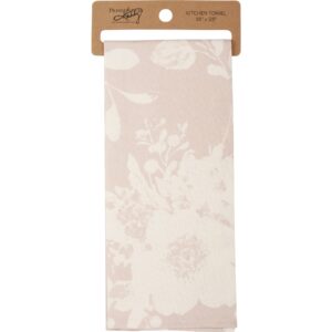 primitives by kathy blush floral kitchen towel