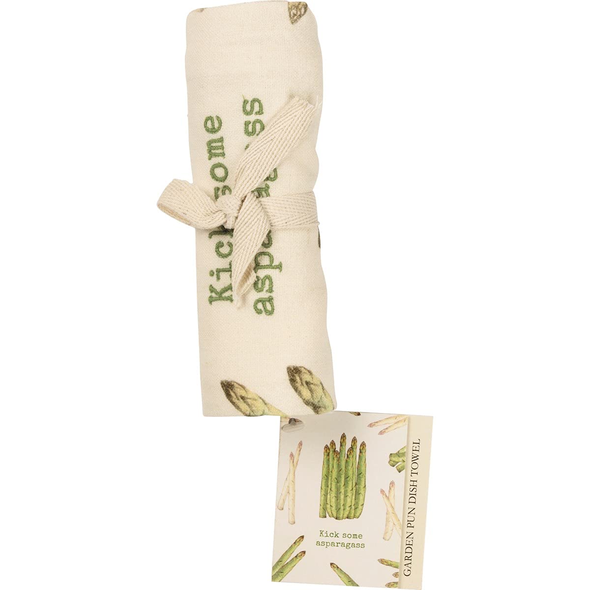 Primitives by Kathy Kick Some Asparagass Decorative Kitchen Towel