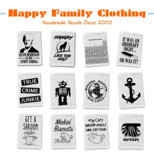 Funny Kitchen Towels, Housewarming Gifts, Hostess Tea Towels, Country Kitchen Dish Cloths 2-Pack Set (Keith Morrison & Ordinary Night)