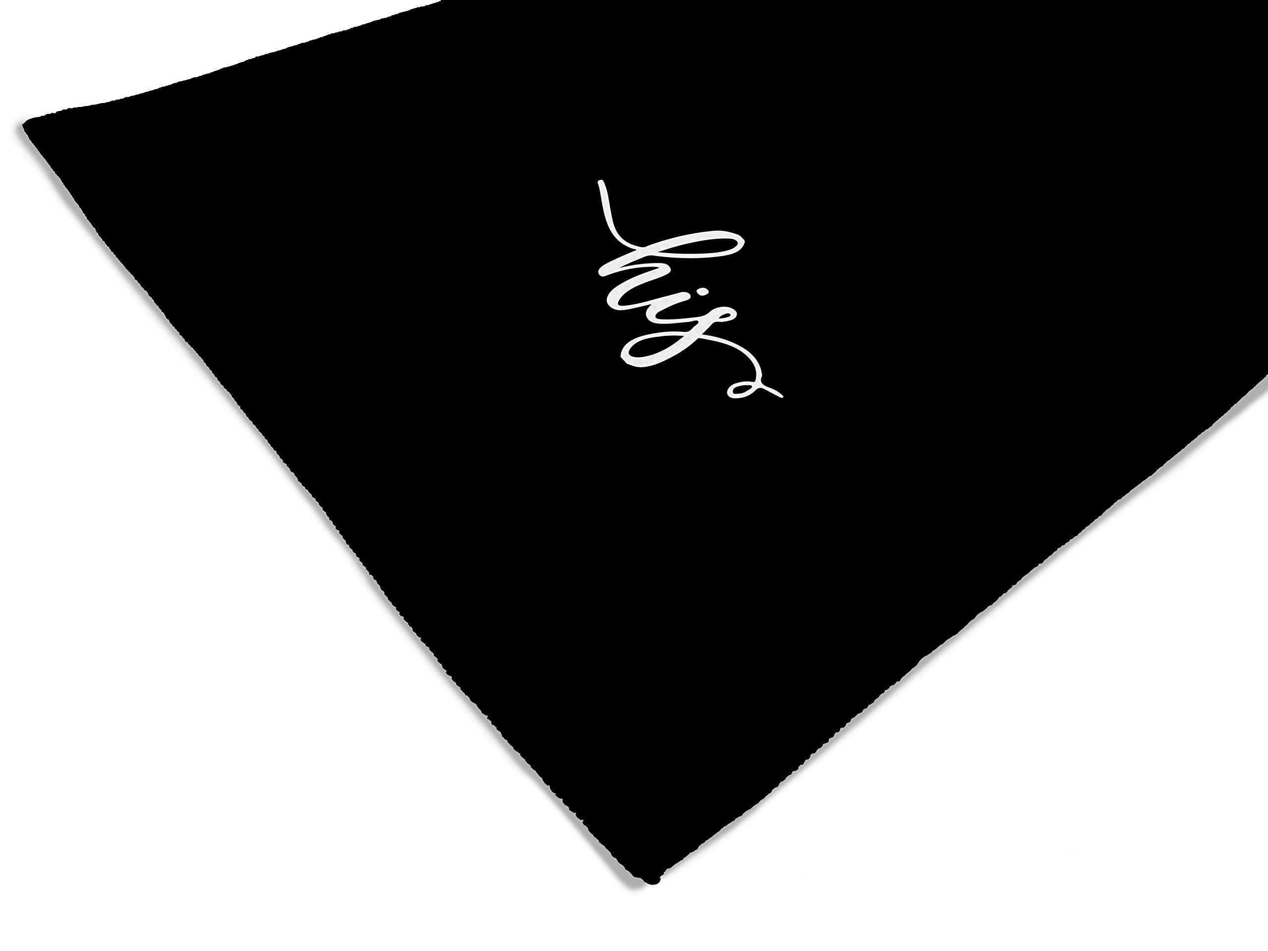 Voatok His & Hers Minimalist Black Kitchen Towel, Couples Gifts Set of 2 Decorative Towels,Gifts for Husband Wife Boyfriend Girlfriend Newlyweds