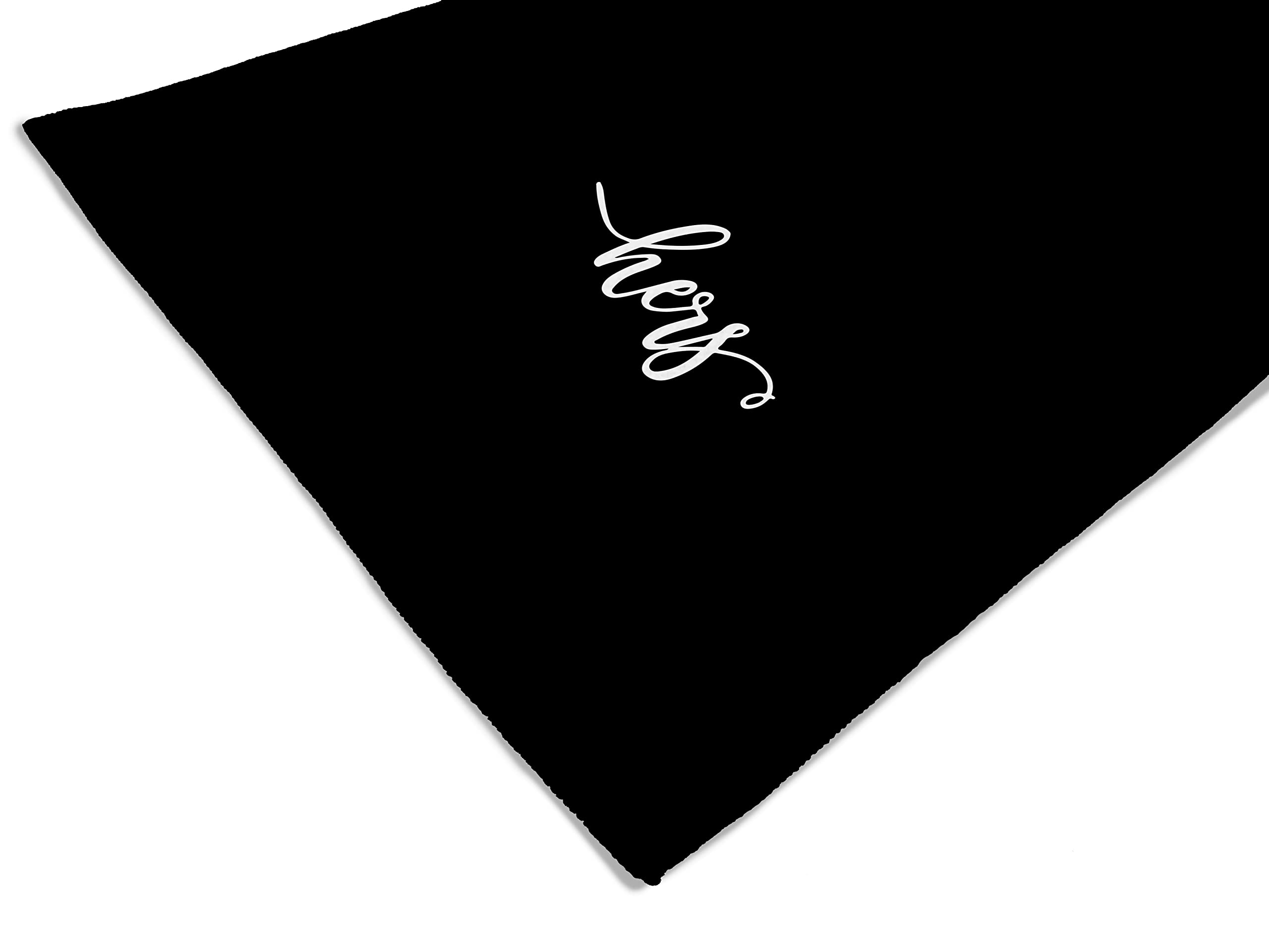 Voatok His & Hers Minimalist Black Kitchen Towel, Couples Gifts Set of 2 Decorative Towels,Gifts for Husband Wife Boyfriend Girlfriend Newlyweds