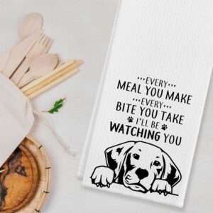 Every Meal You Make Funny Labrador Kitchen Towels & Tea Towels,Dish Cloth Flour Sack Hand Towel for Farmhouse Kitchen Decor,24 X 16 Inches Cotton Dish Towels Dishcloths,Labrador Dog Lovers Gifts