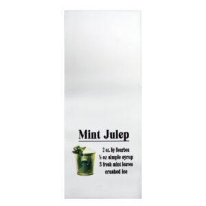 mint julep recipe color derby tea towel