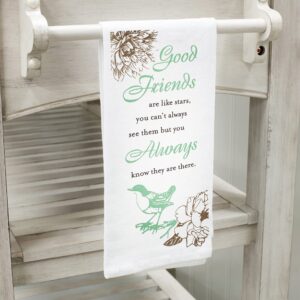 Good Friends are Like Stars 18 x 22 All Cotton Flour Bag Style Kitchen Tea Towel