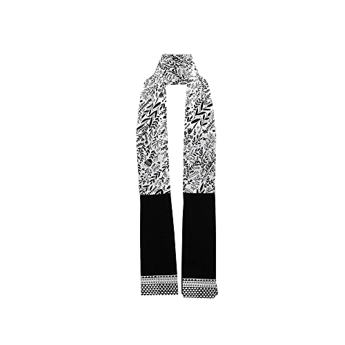 Demdaco Black and White Patterned Kitchen Towel Boa,68