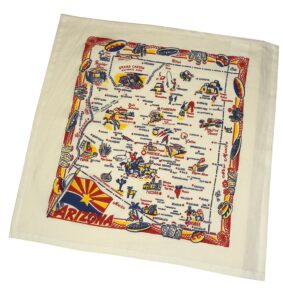 red and white kitchen company arizona state souvenir dish towel