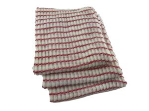 worlds best dish cloths - set of 12 (red)