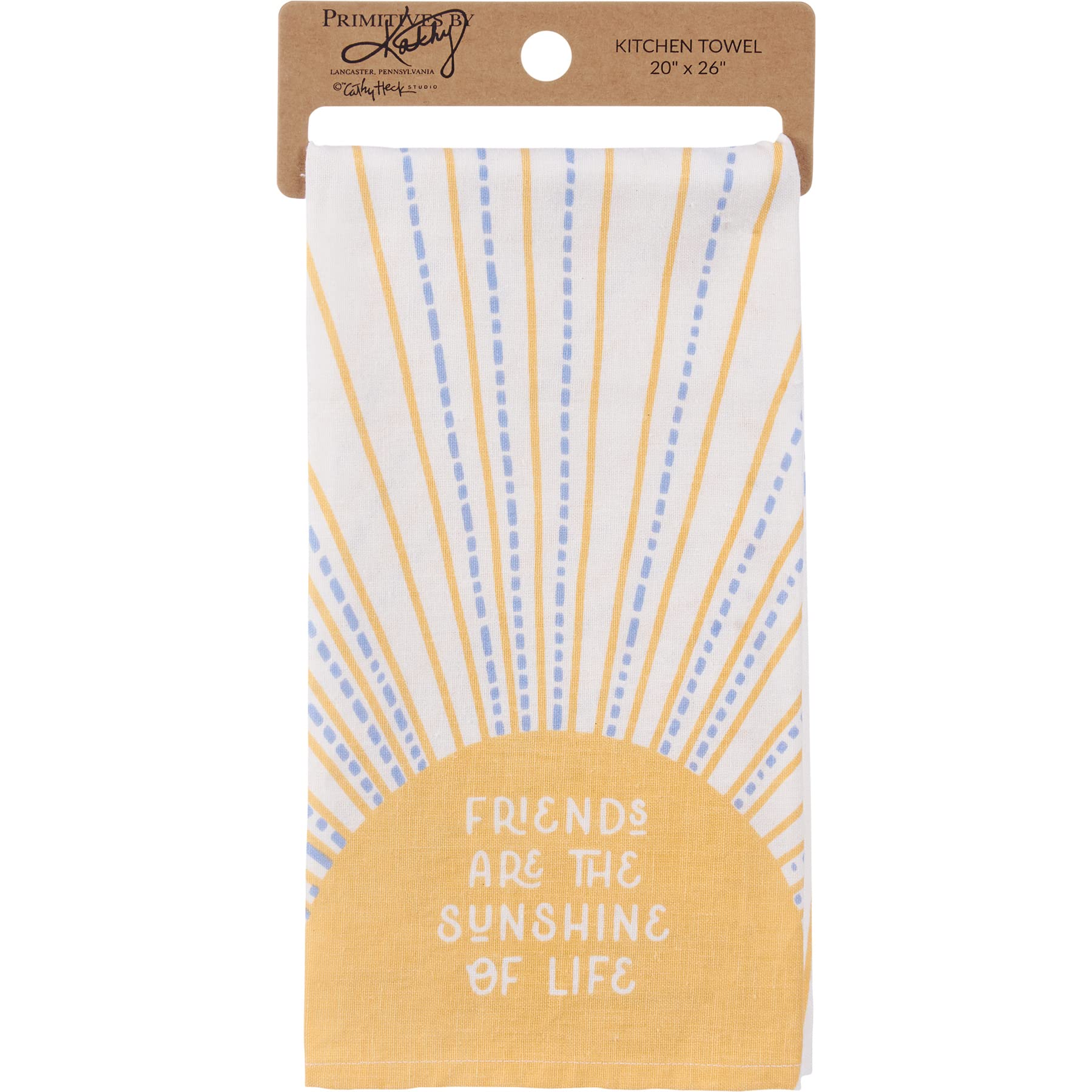 Primitives by Kathy Friends are The Sunshine of Life Kitchen Towel