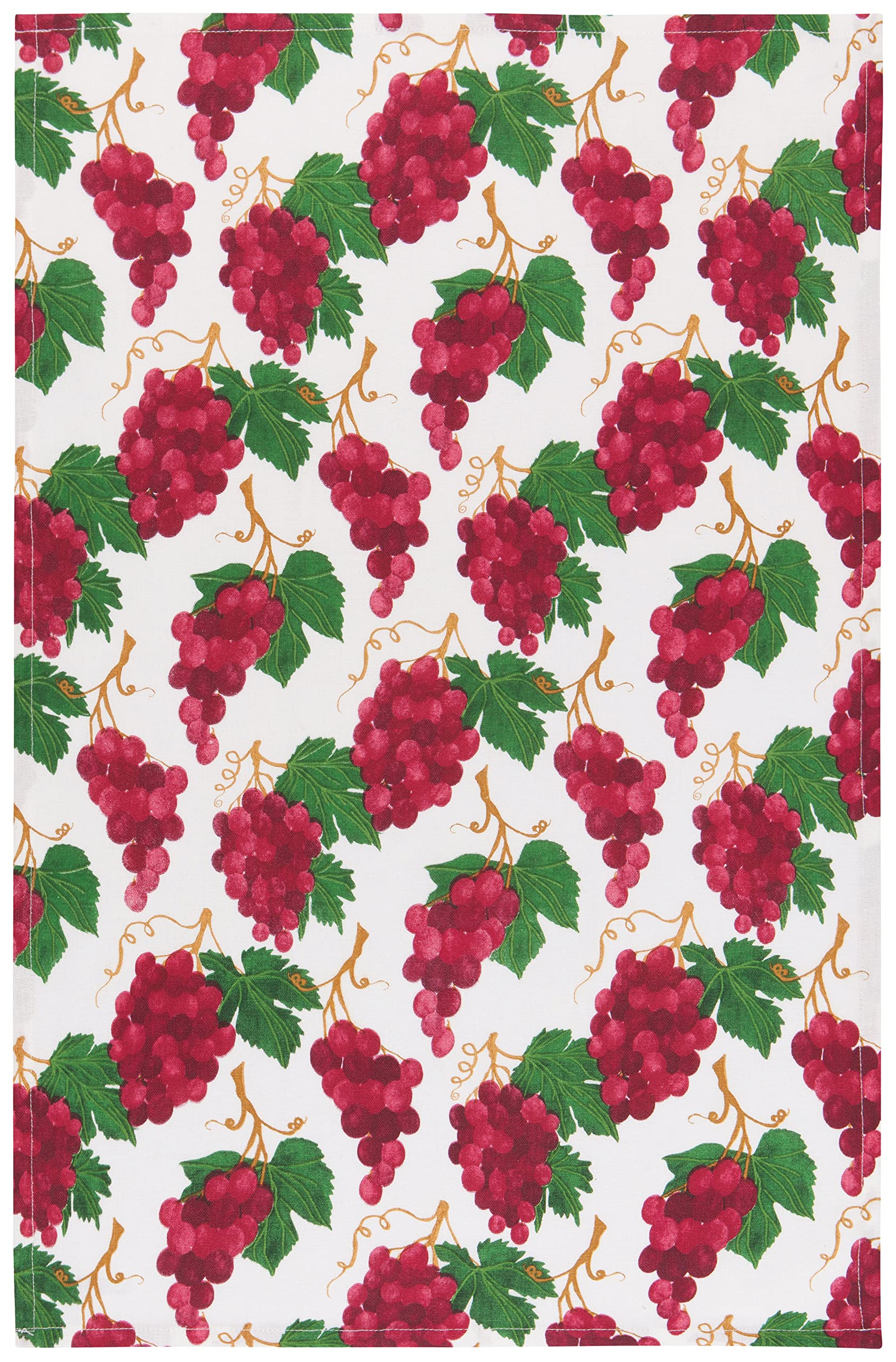 Now Designs Grapes Cotton Dishtowel Small