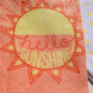 Celebrate Easter Together 2-Piece "Hello Sunshine" Kitchen Towel Set