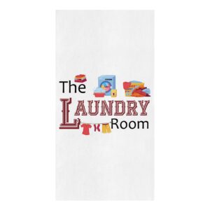 leokoti laundry room kitchen towels, absorbent dish cloths hand towels for bathroom, white backdrop washing machine clothes decorative dish towels tea towels bar towels 18"x28", 1 pack