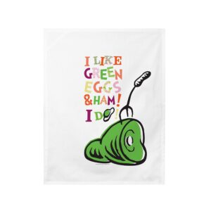 bioworld i like green eggs and ham dr. seuss dish towels