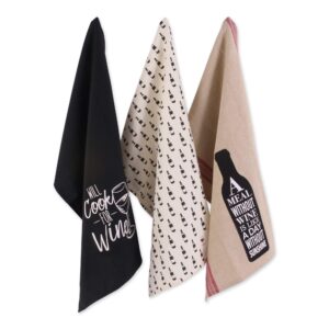 dii wine & sunshine summer, tabletop collection, dishtowel set