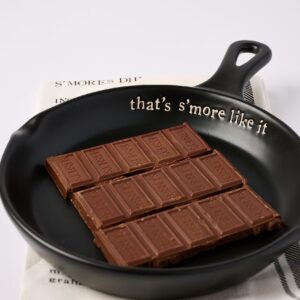 Mud Pie, Black, S'More Set, 11.75" x 8" | spoon 5.5" 26" x 16.5", skillet 11 3/4" x 8" | towel 26" x 16 1/2"