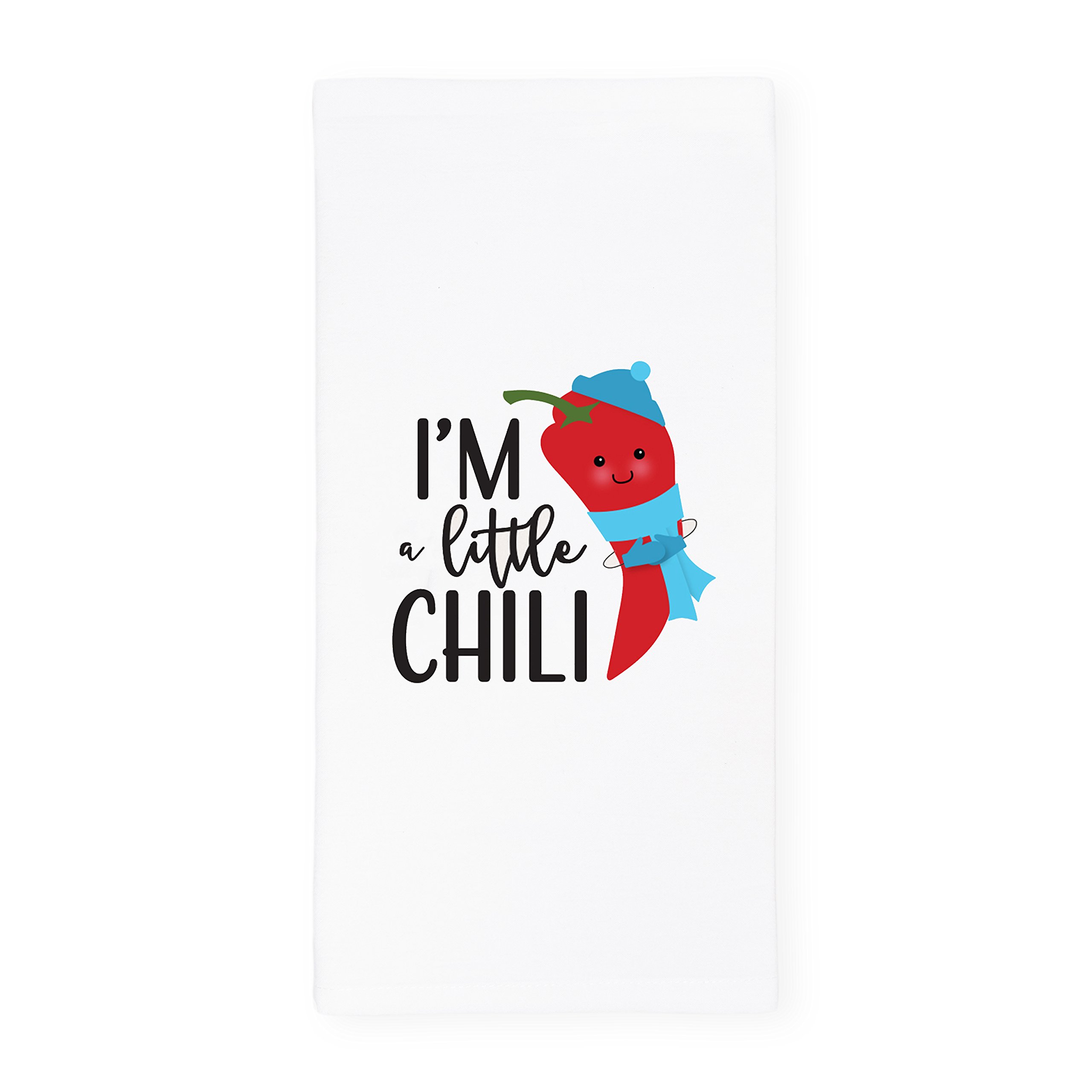 The Cotton & Canvas Co. I'm A Little Chili Soft and Absorbent Kitchen Tea Towel, Flour Sack Towel and Dish Cloth