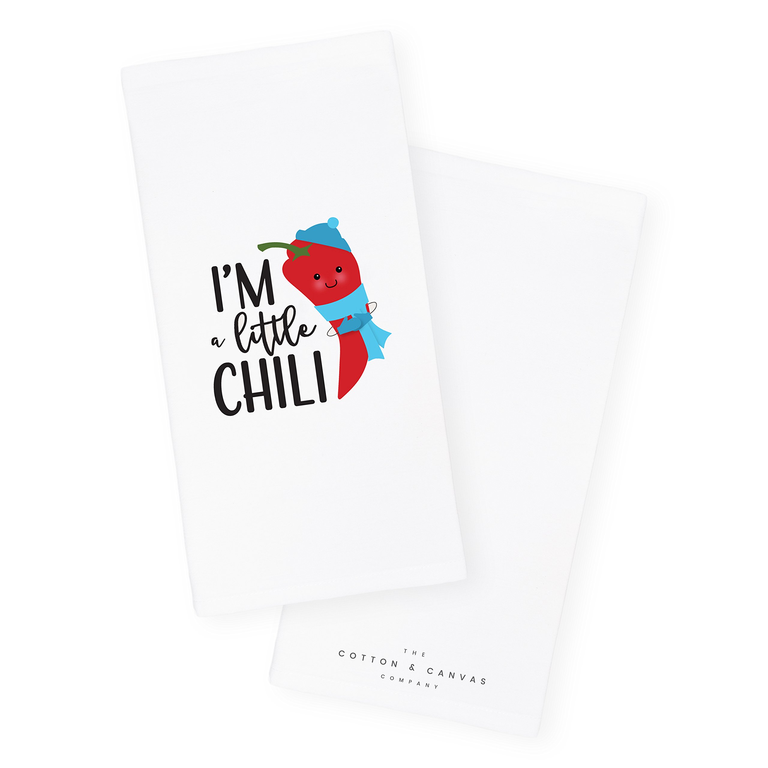 The Cotton & Canvas Co. I'm A Little Chili Soft and Absorbent Kitchen Tea Towel, Flour Sack Towel and Dish Cloth