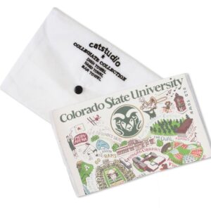 Catstudio Dish Towel, Colorado State University Rams Hand Towel - Collegiate Kitchen Towel for Colorado State Fans for Students, Graduation, Parents and Alums