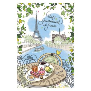 torchons et bouchons dish towel tea towel cafe gourmand