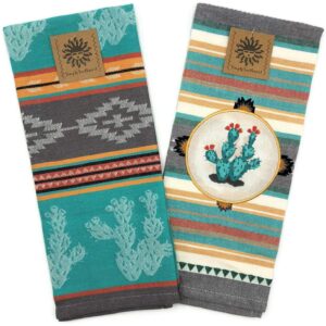 Kay Dee Designs Southwest Craze Appliqued and Jacquard Tea Towel Set