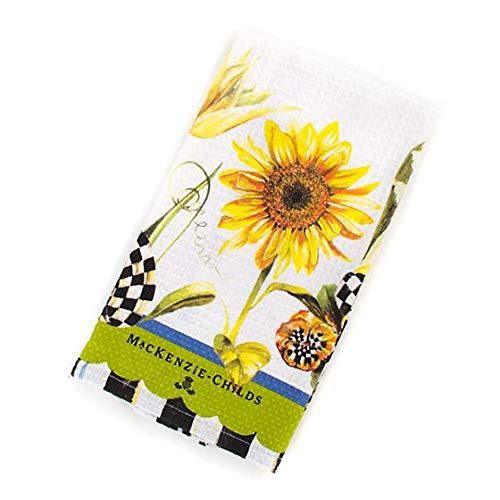 MacKenzie-Childs, Sunflower Springtime Kitchen/Dish Towel, 100 Percent Cotton