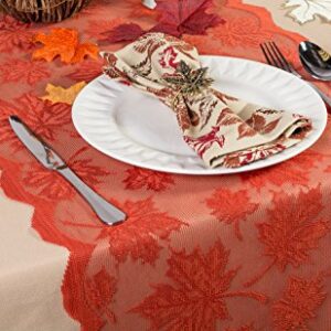 DII Rustic Autumn Leaves Kitchen Collection Thanksgiving & Fall Table Décor, Napkin Set, 20x20, 6 Piece