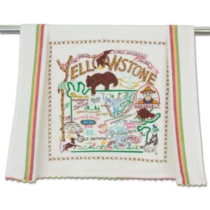 catstudio yellowstone dish towel