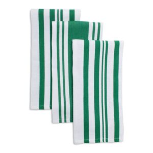 Sur La Table Striped Kitchen Towels, Set of 3, Sardine