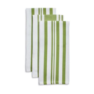 Sur La Table Striped Kitchen Towels, Set of 3, Sardine