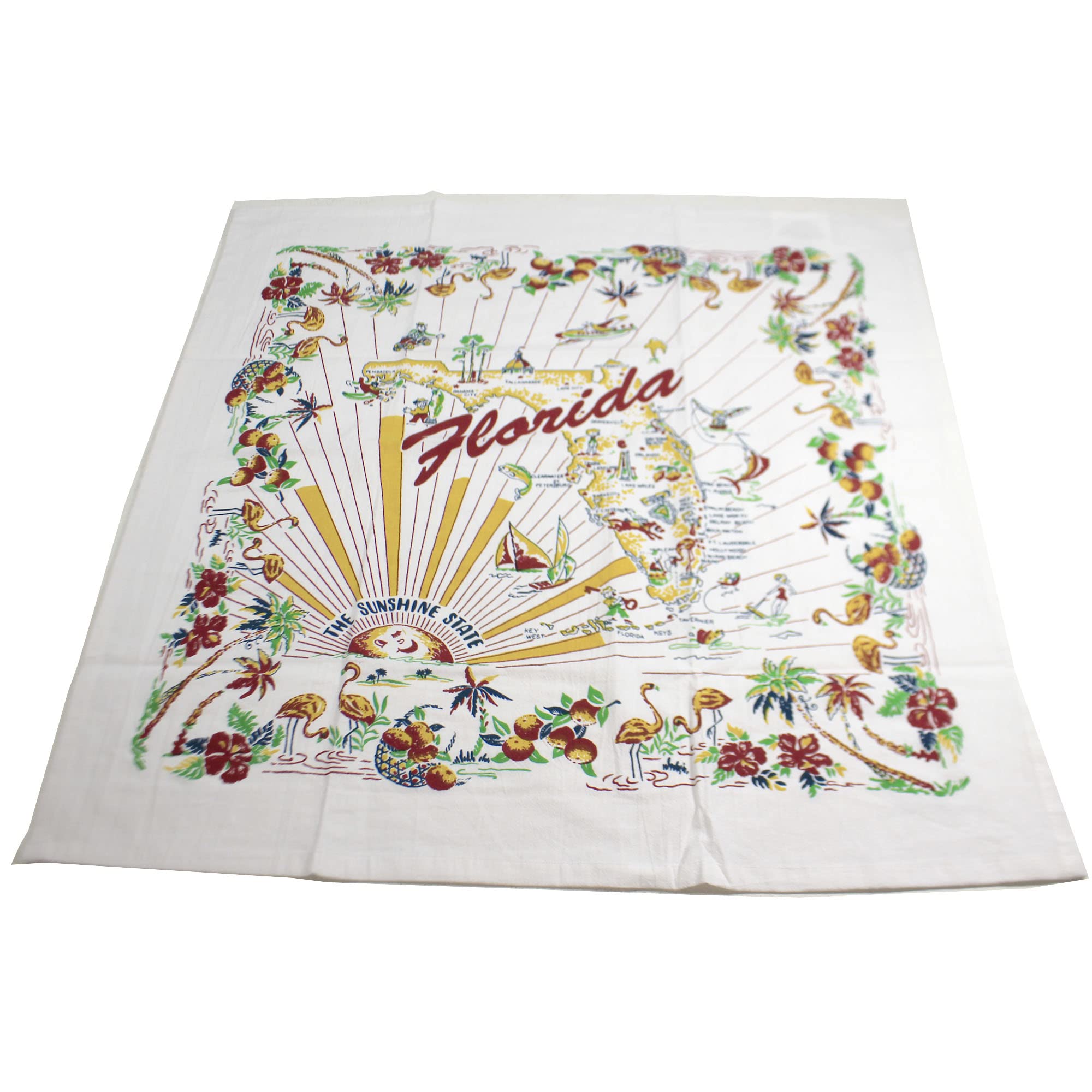 Florida State Souvenir Dish Towel