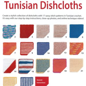 Leisure Arts LEA6371 Tunisian Dishcloths Bk