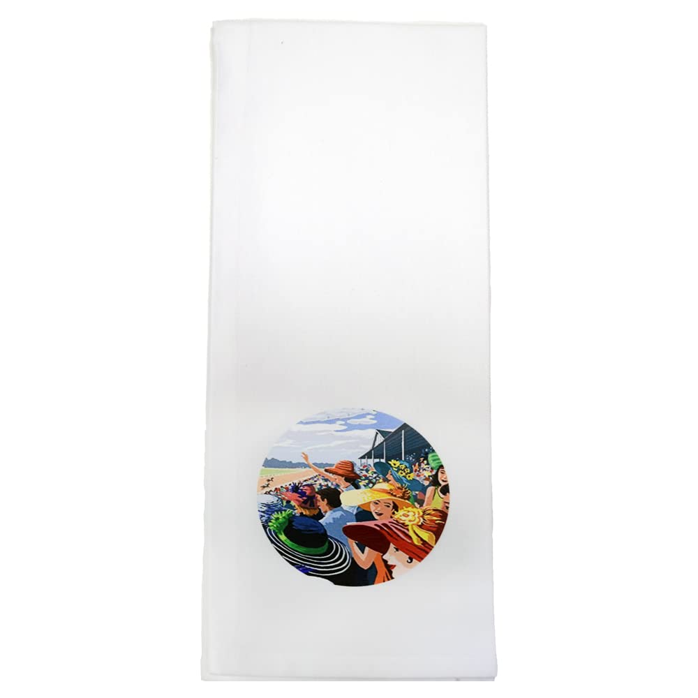 Derby Hats Color Tea Towel