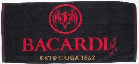 Bacardi Cotton Bar Towel 20" x 9" (pp)