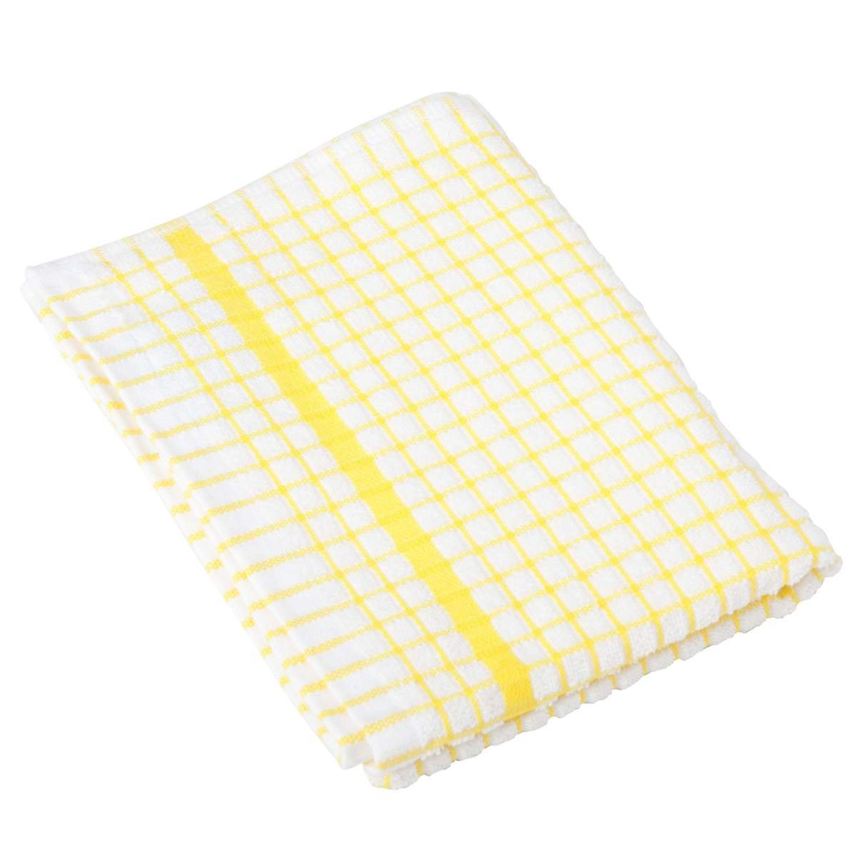 Lamont Poli-Dri Tea Towel / Dish Cloth, Yellow