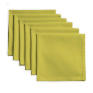 Cloth Napkins Pack of 6 |100% Cotton Calicot Dinner Napkins 16x16 Inches|Table Dinner Napkins for Hotel, Lunch, Restaurant, Weddings, Event and Parties|Spring, Easter Decor Dinner Napkins(Green)