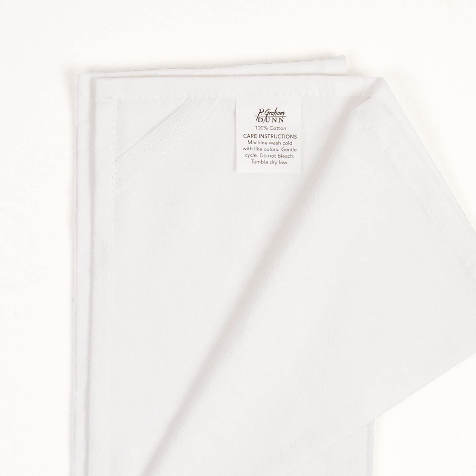 P. Graham Dunn Bake The World A Better Place Classic White 28 x 16 Cotton Fabric Dish Tea Towel