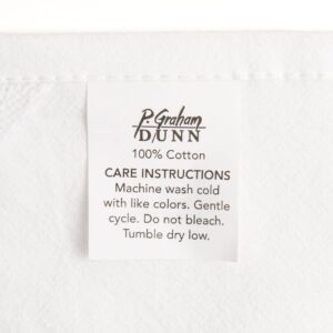 P. Graham Dunn Bake The World A Better Place Classic White 28 x 16 Cotton Fabric Dish Tea Towel