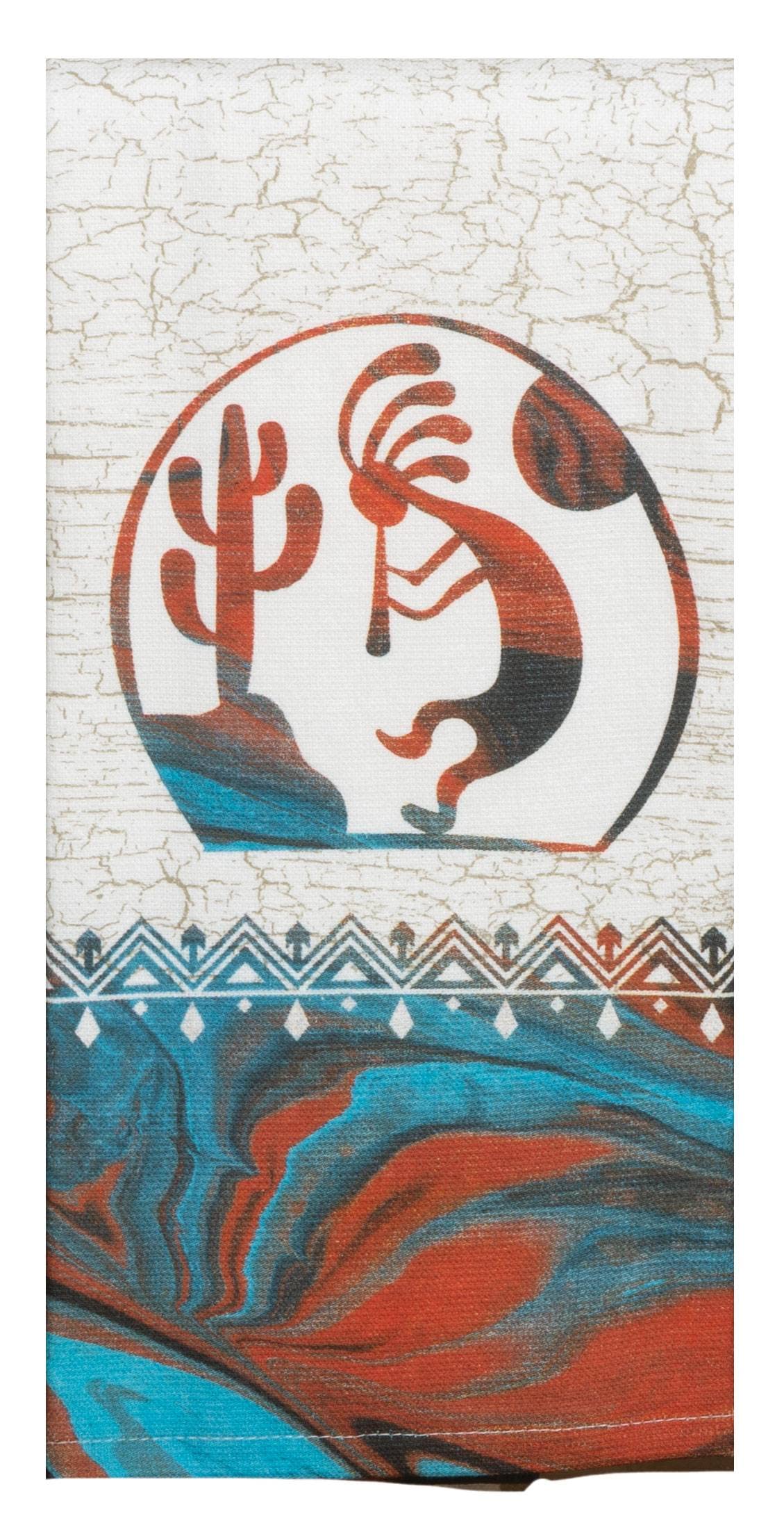 Kay Dee Designs 2 Piece Southwest Vistas Kokopelli And Gecko Kitchen Bundle, 2 Dual Purpose Towels